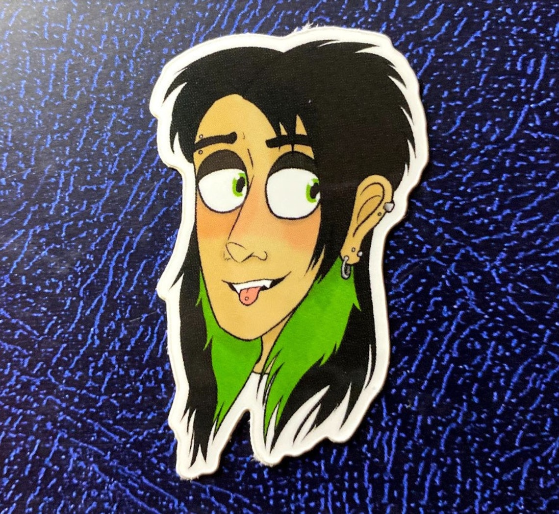 Mike Vampir Makowski South Park Vamp Kids Glossy Vinyl Sticker - Etsy