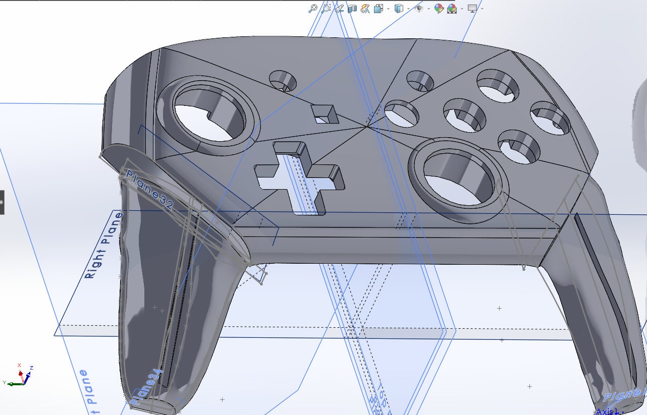 Nintendo Switch Pro Controller 3D Printed Front Face (resin or ABS) - Etsy