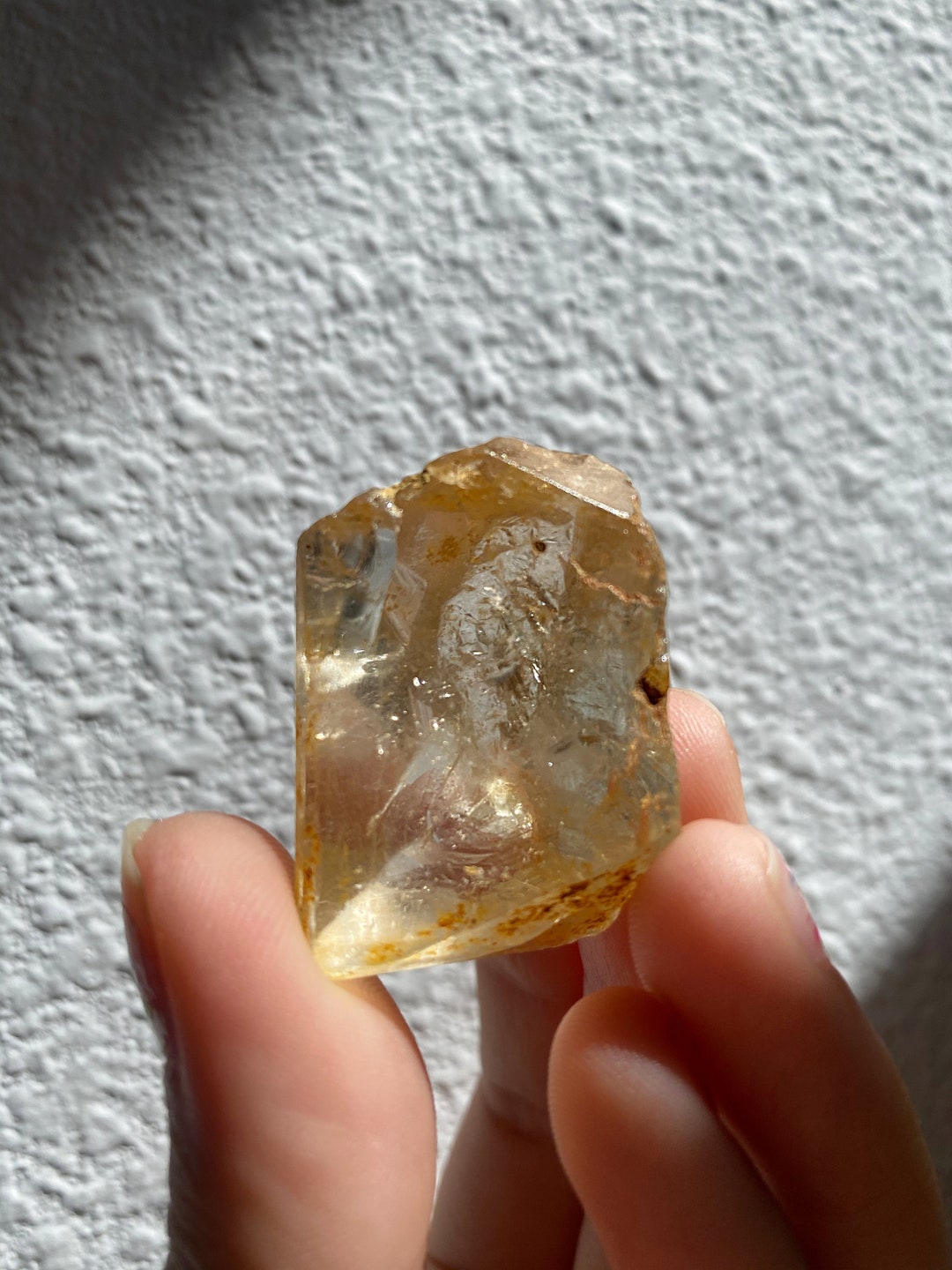 Clear High Grade Topaz Iron Inclusions Rainbows 100% - Etsy