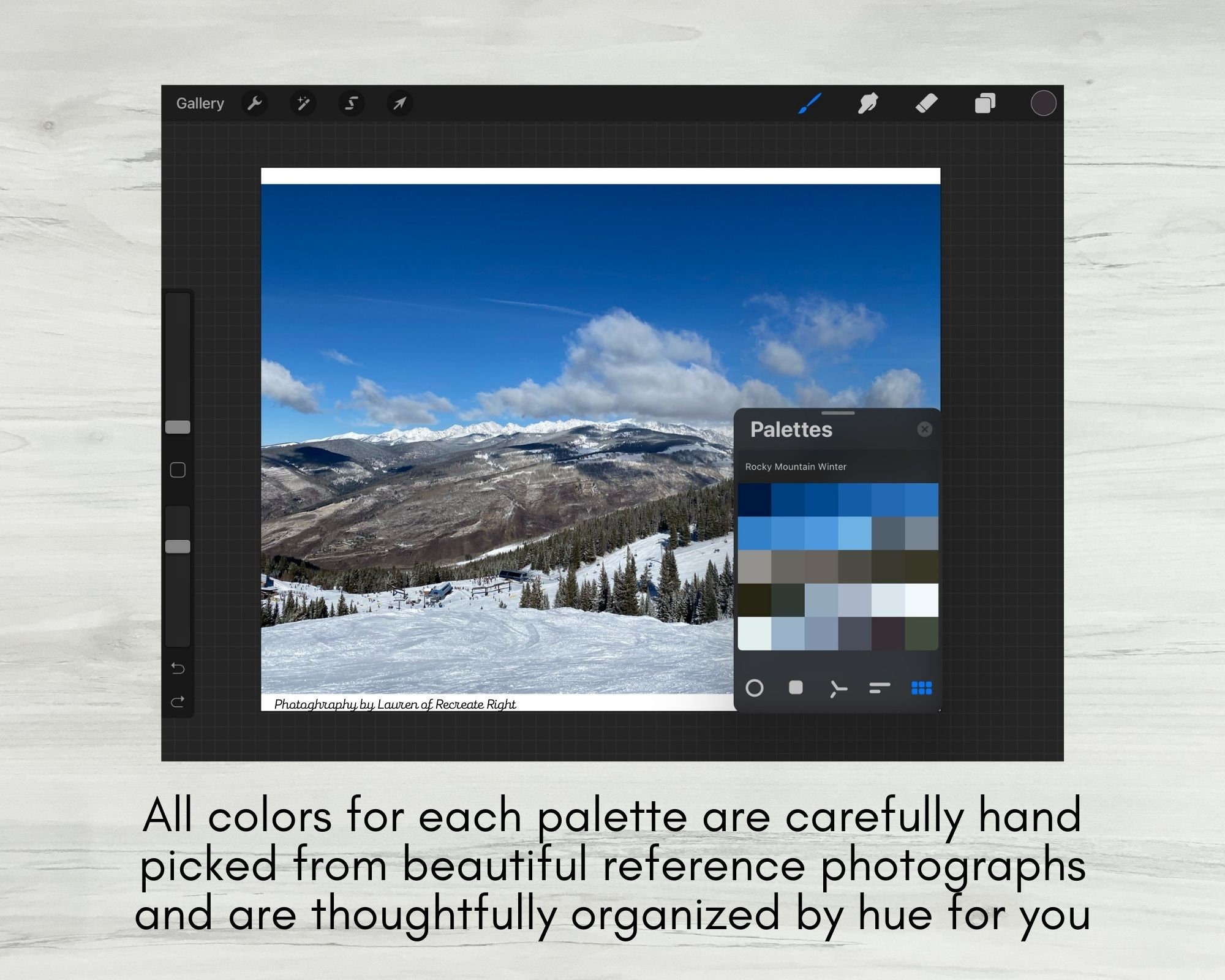 Blue Sea Glass Procreate Color Palette Color Swatches iPad Procreate ...