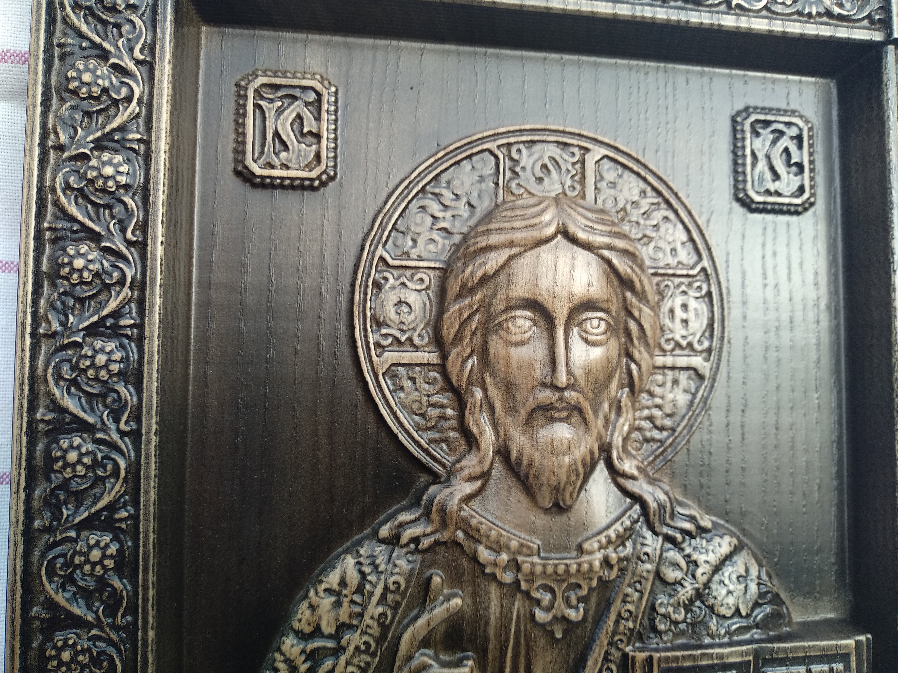 Savior Almighty Wooden Picture God Almighty Gift to Family - Etsy