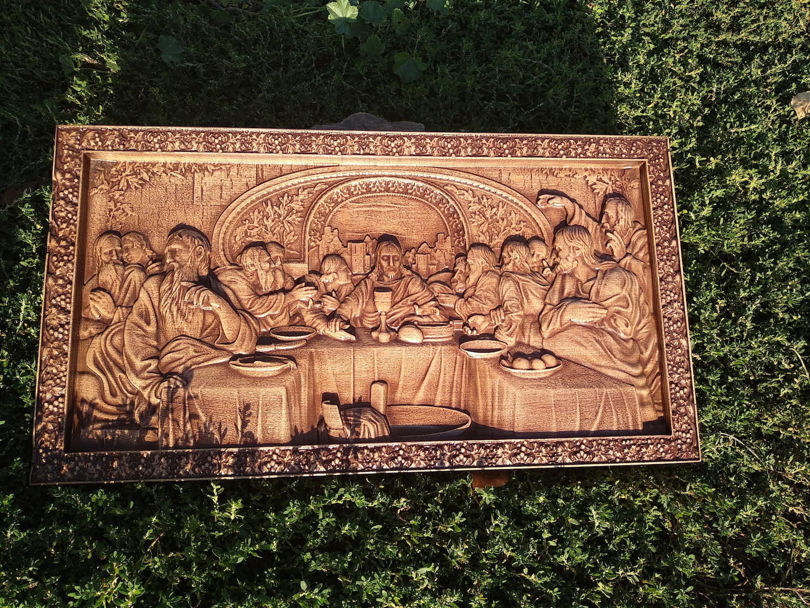 Last Supper Carving Wood Christ the Last Supper Religion - Etsy