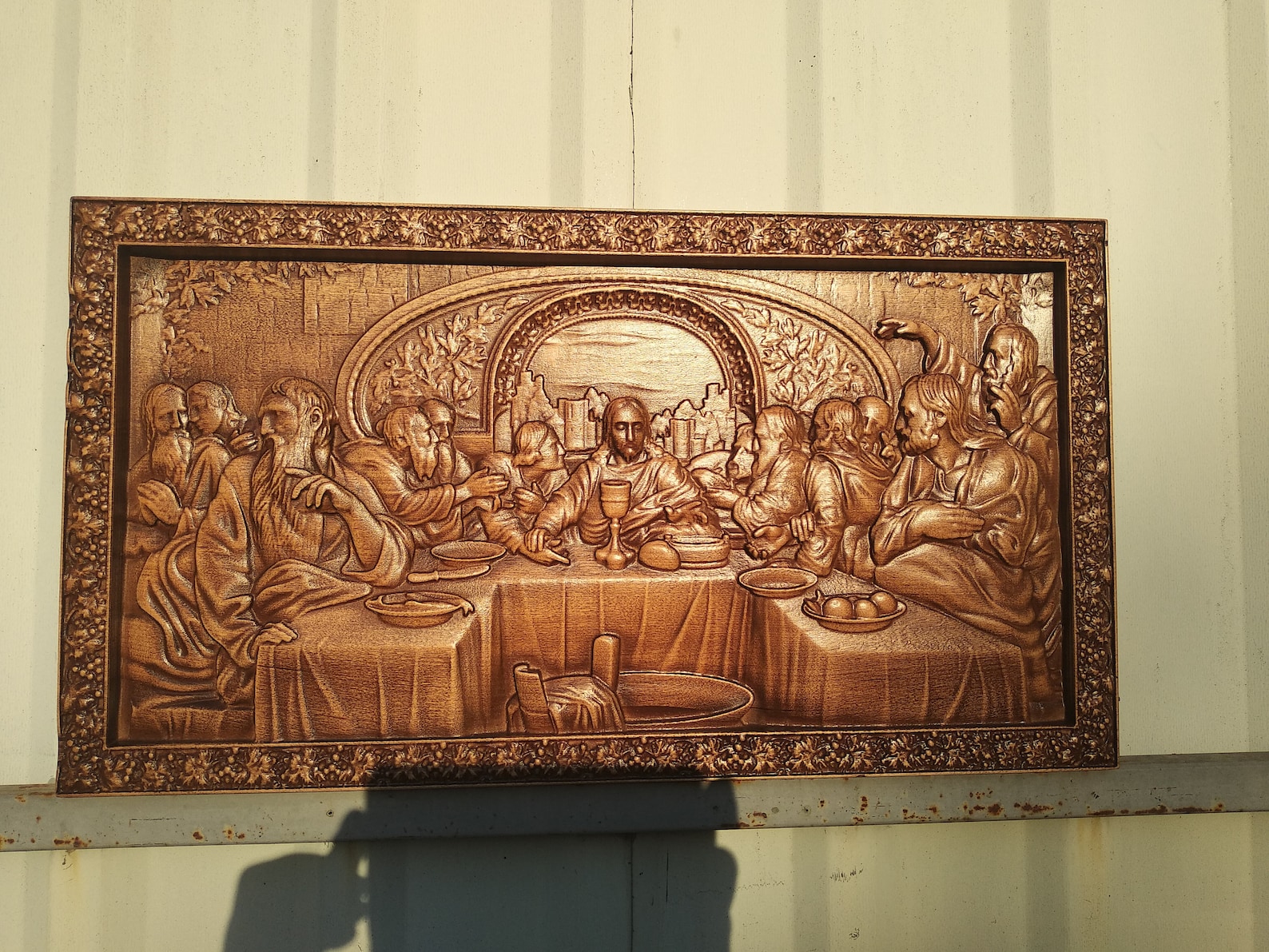 Last Supper Carving Wood Christ the Last Supper Religion - Etsy
