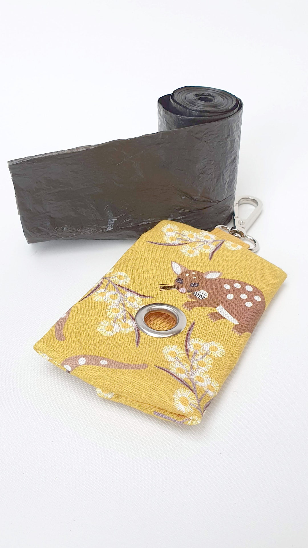 Yellow Quoll Poo Bag Holder - Etsy Australia
