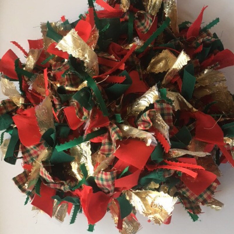 Rag Christmas Trees - Etsy