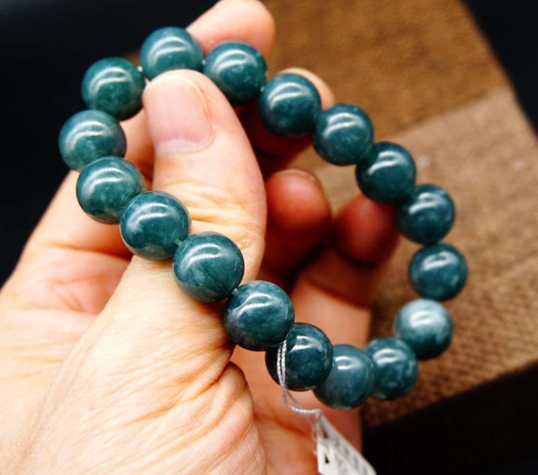 12MM Certified Natural Untreated Grade Aguatemalan Deep Teal Blue ...