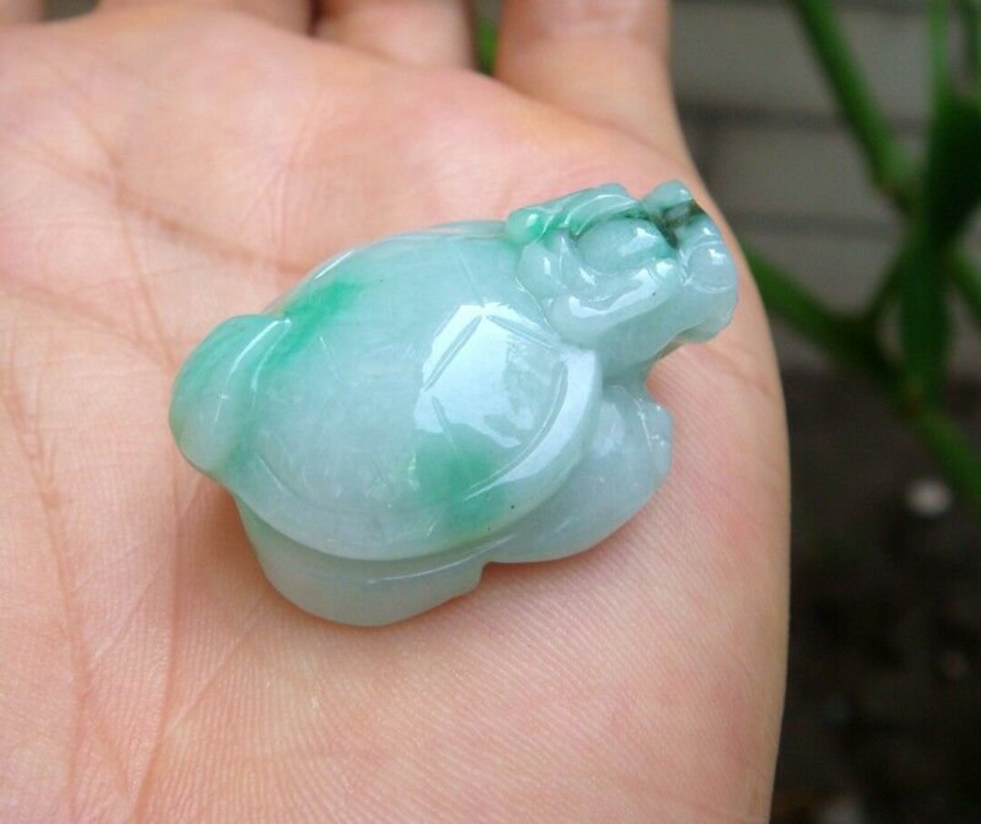 32mm Jadeite Jade Certified 100% Natural Untreated Grade A Handmade ...