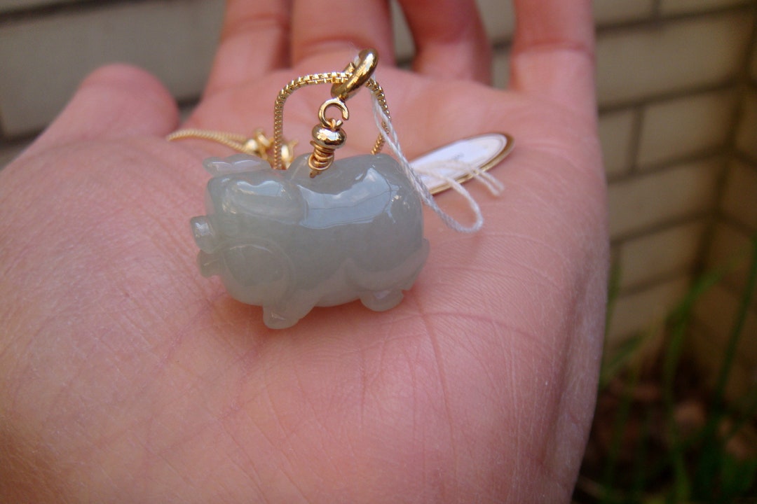 24mm 翡翠 Fei Cui Icy Jadeite Jade 100% Natural Grade A Carved 3D Small ...