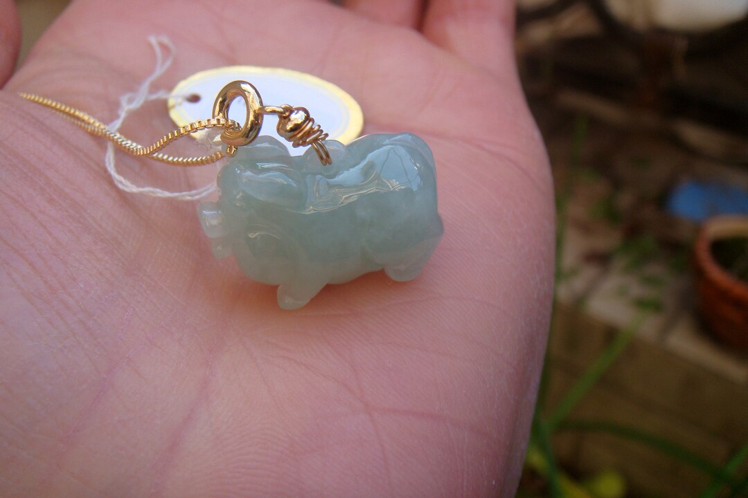 24mm 翡翠 Fei Cui Icy Jadeite Jade 100% Natural Grade A Carved 3D Small ...