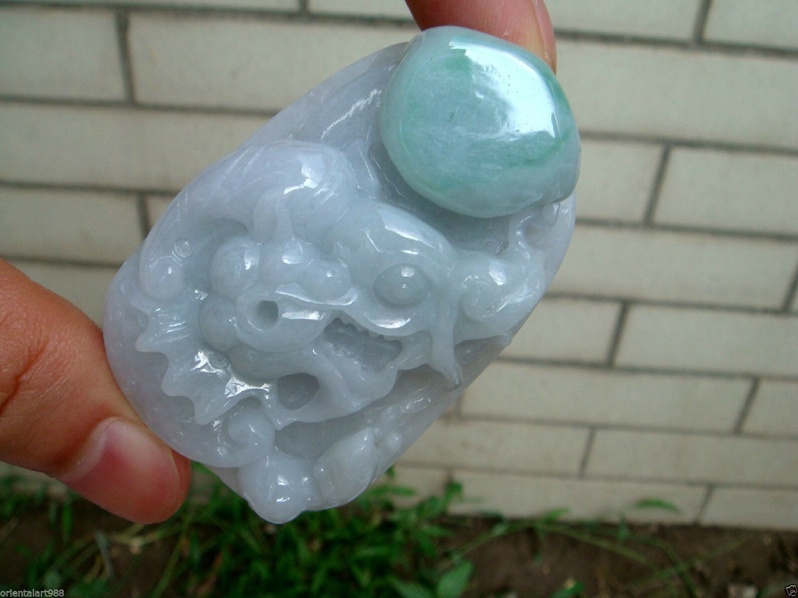 56mm Jadeite Jade Peking University Certified 100% Natural - Etsy