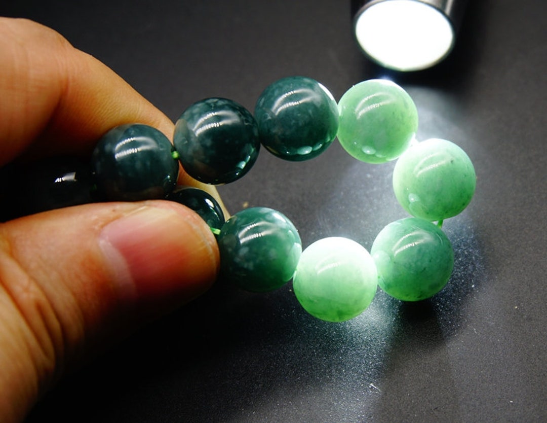 12MM Certified Untreated Grade A Guatemalan Deep Teal Blue Snowflake ...