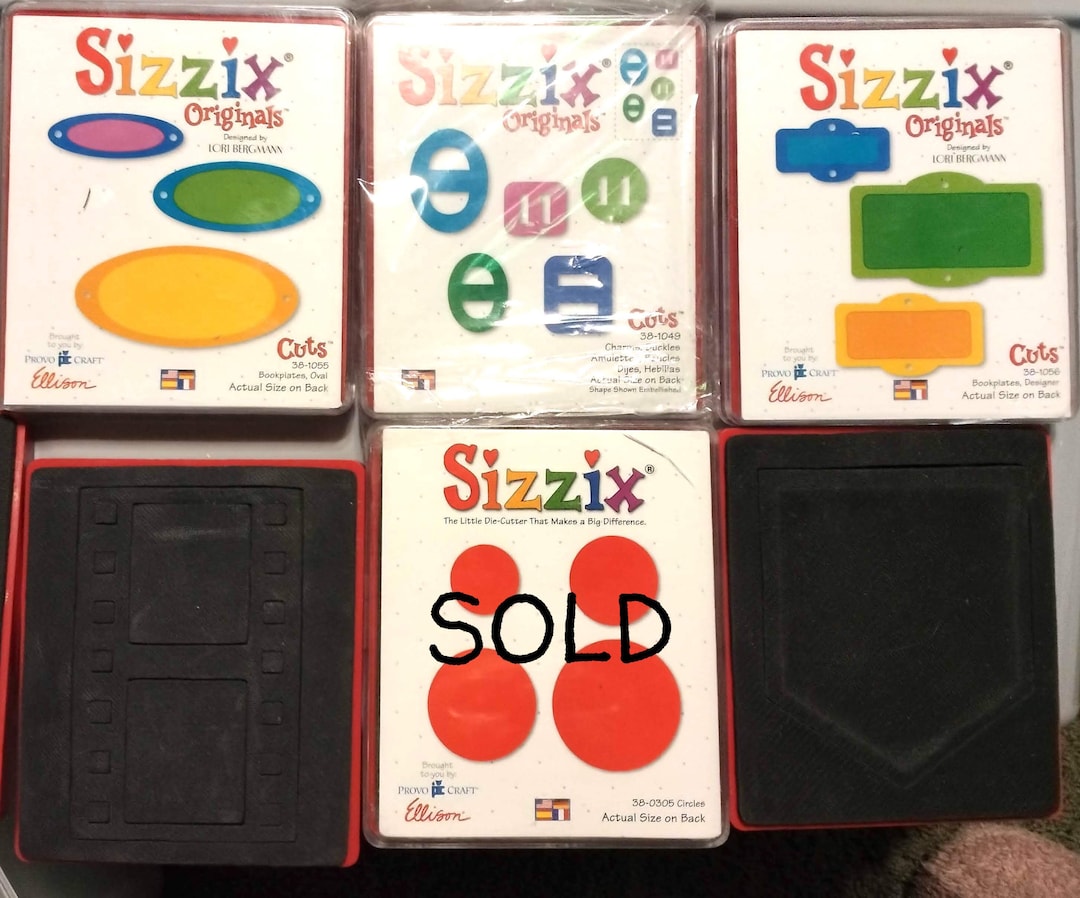 Sizzix Original Red Dies Select Your Favorites - Etsy
