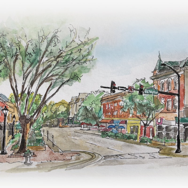 Downtown Athens Georgia Art - Etsy