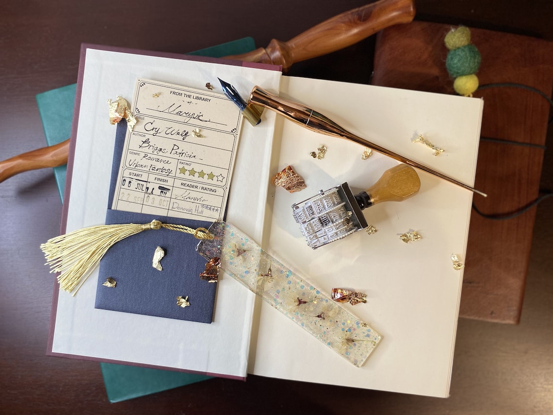 Printable Personal Library Pocket Card: Book Borrowing Tracker (digital ...