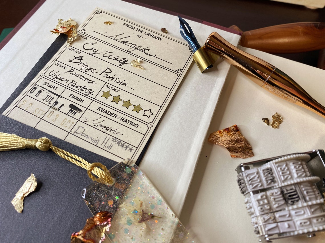 Printable Personal Library Pocket Card: Book Borrowing Tracker (digital ...