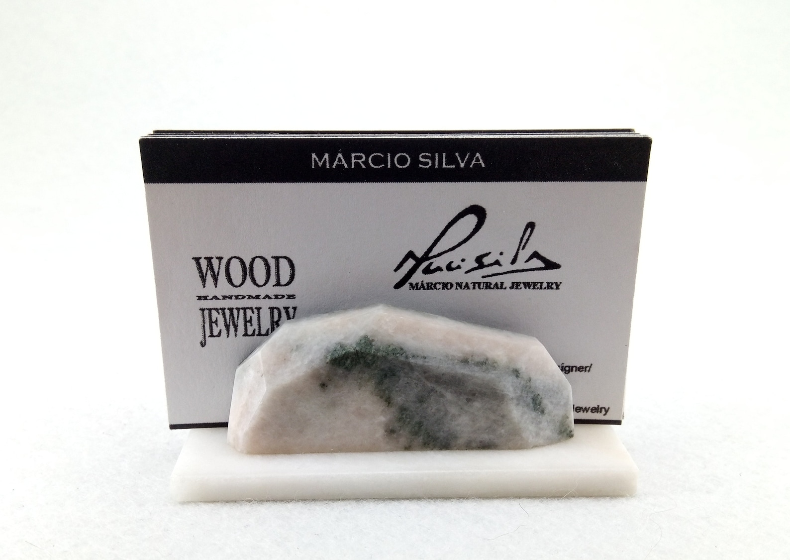 Desk Cards Holder Business Card Holder Marble Stone Stand Business ...