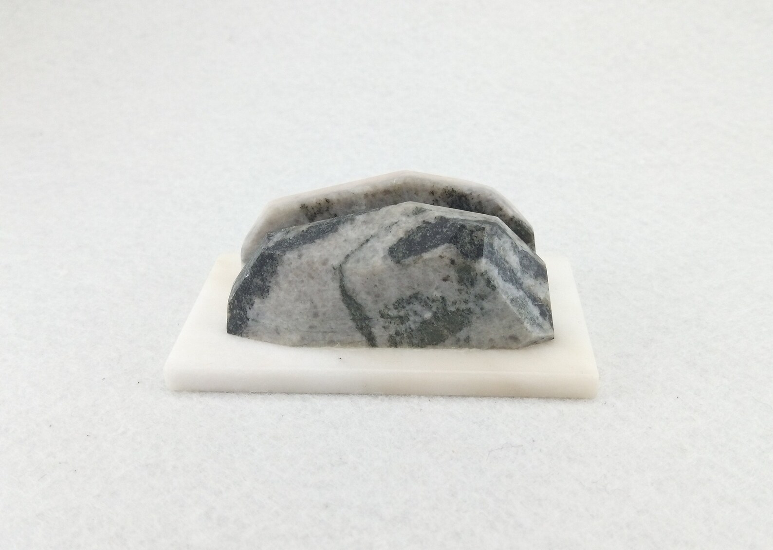 Desk Cards Holder Business Card Holder Marble Stone Stand Business ...