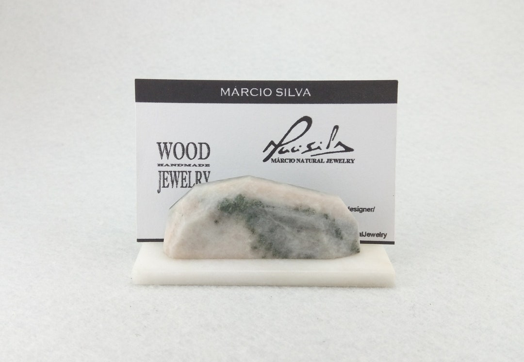 Desk Cards Holder Business Card Holder Marble Stone Stand Business ...
