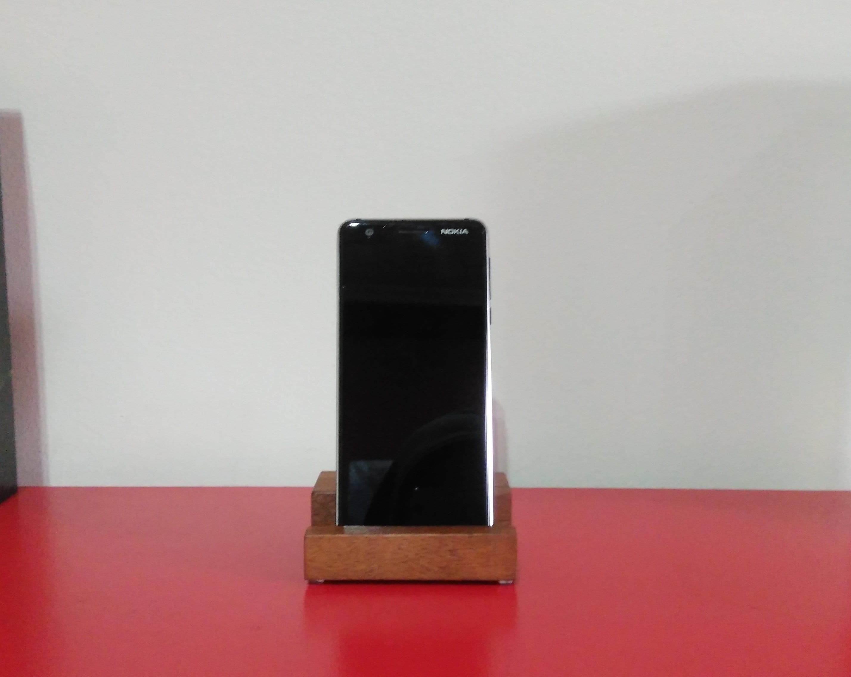 IPhone Stand Wood iPhone Dock Mahogany iPhone Stand - Etsy
