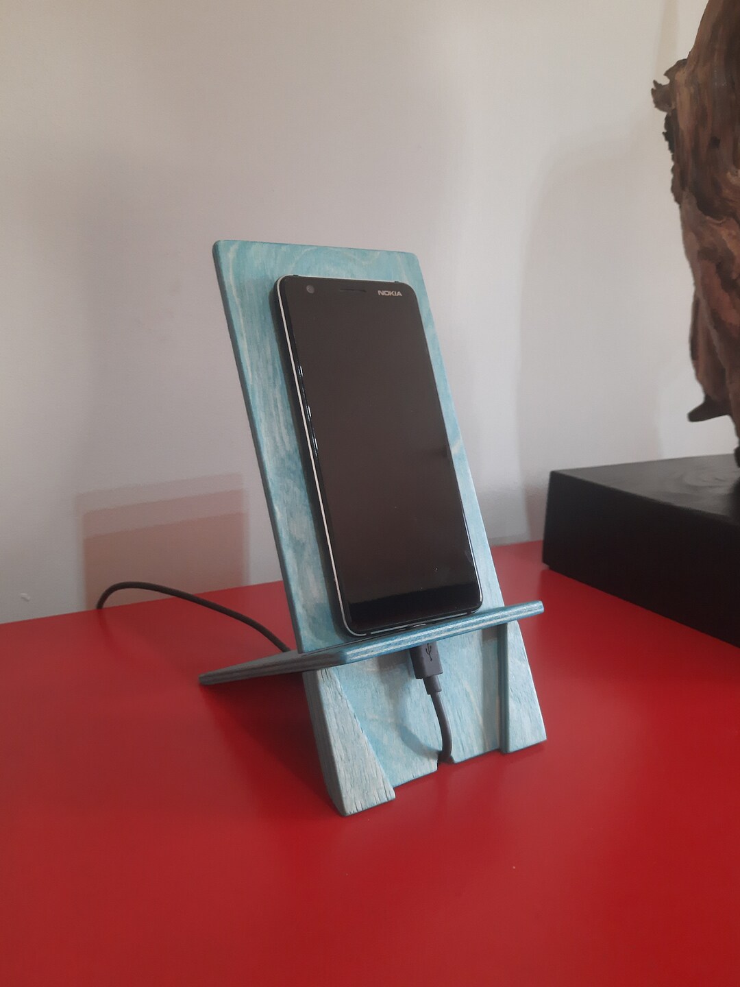 Wooden Handmade Phone Stand phone Stand - Etsy