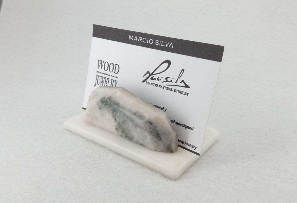 Desk Cards Holder Business Card Holder Marble Stone Stand Business ...