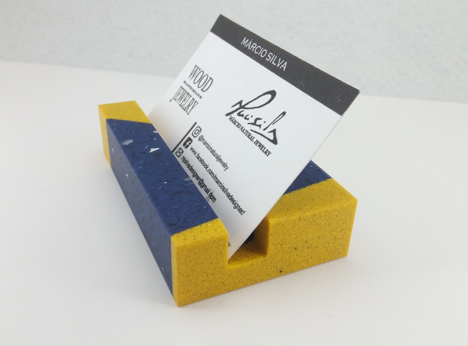 Desk Cards Holder Business Card Holder Single Card Holder - Etsy