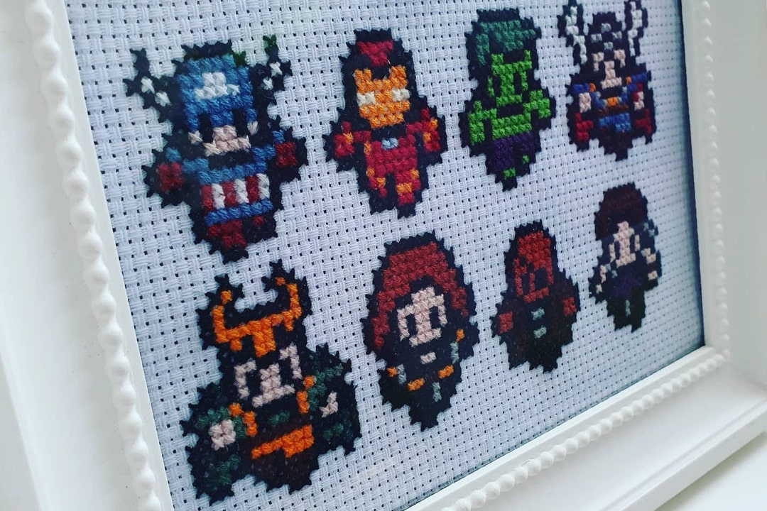 Superhero Cross Stitch Pattern - Etsy