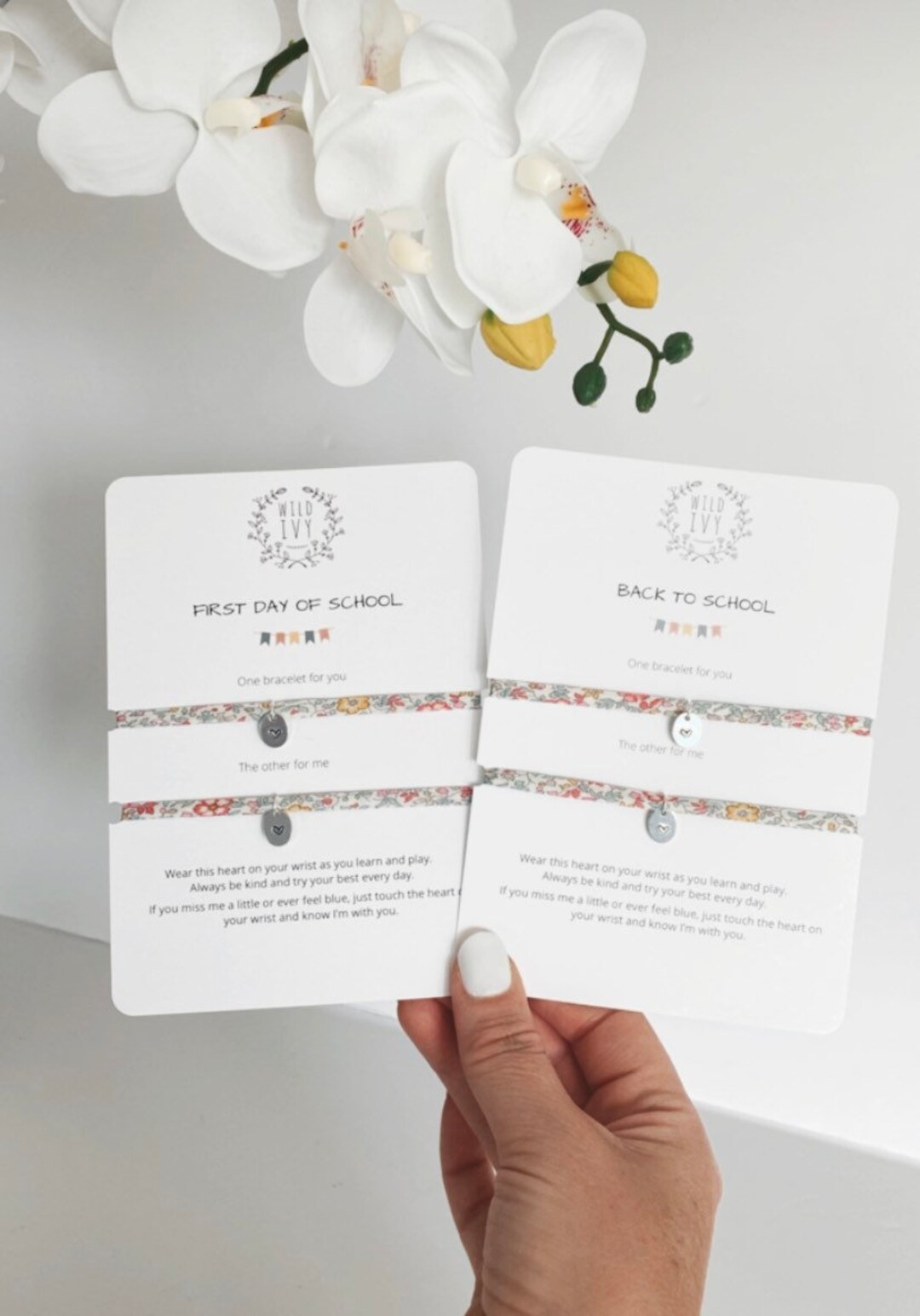 Back to School, First Day of School, Starting School Bracelet, Kids ...