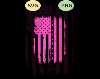 American Flag Awareness Ribbon Svg - Etsy