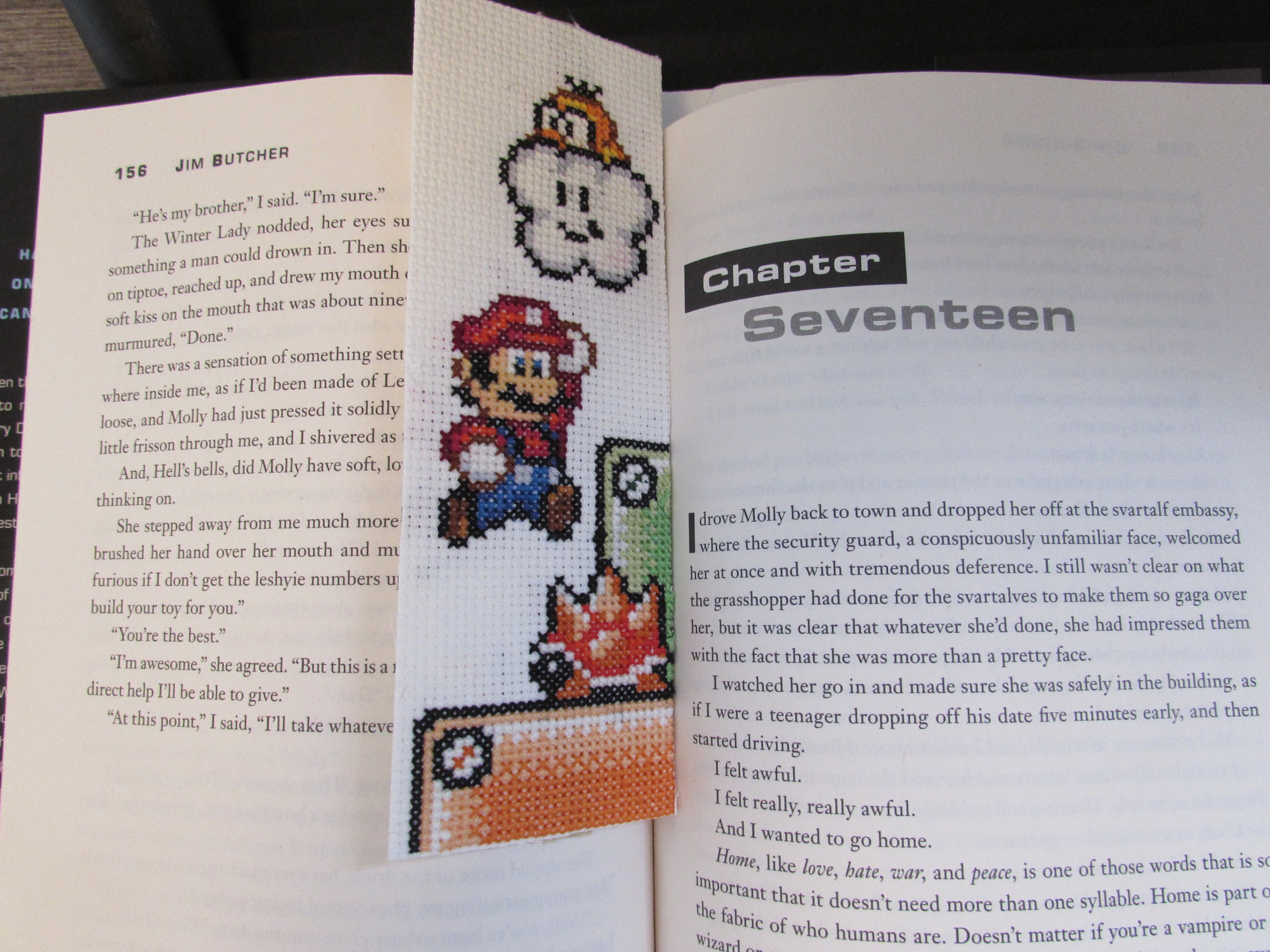 Mario Bookmark - Etsy