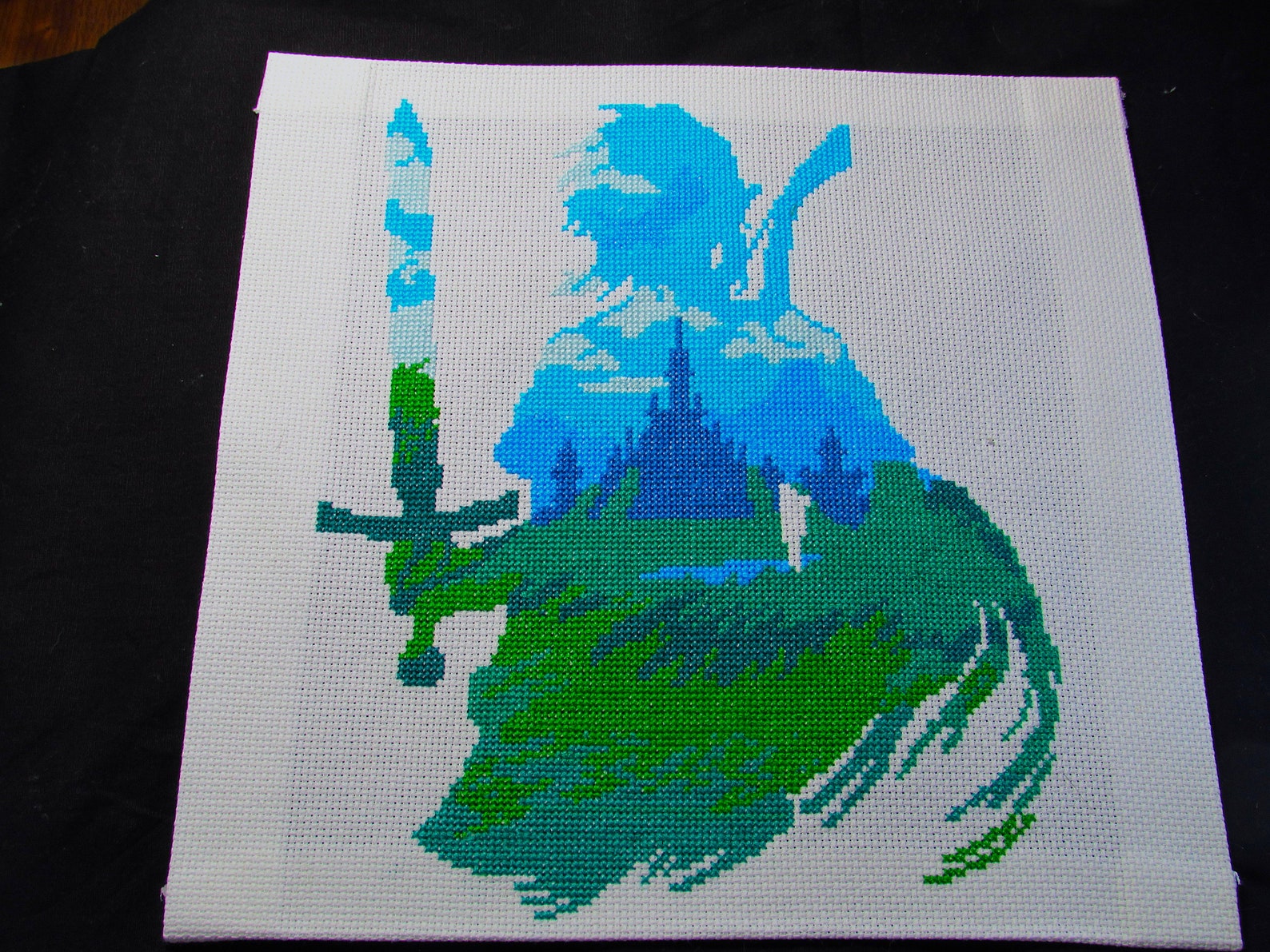 Legend of Zelda Link Outline Cross Stitch | Etsy