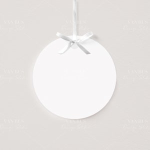 Round Tag Mockup Bundle: Gift Sticker, Favor Tag (JPG, PSD) - Etsy