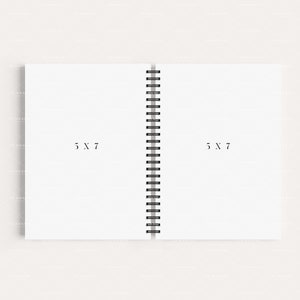 5x7 Spiral Notebook Mockup: Modern Diary Display (JPG PSD) - Etsy