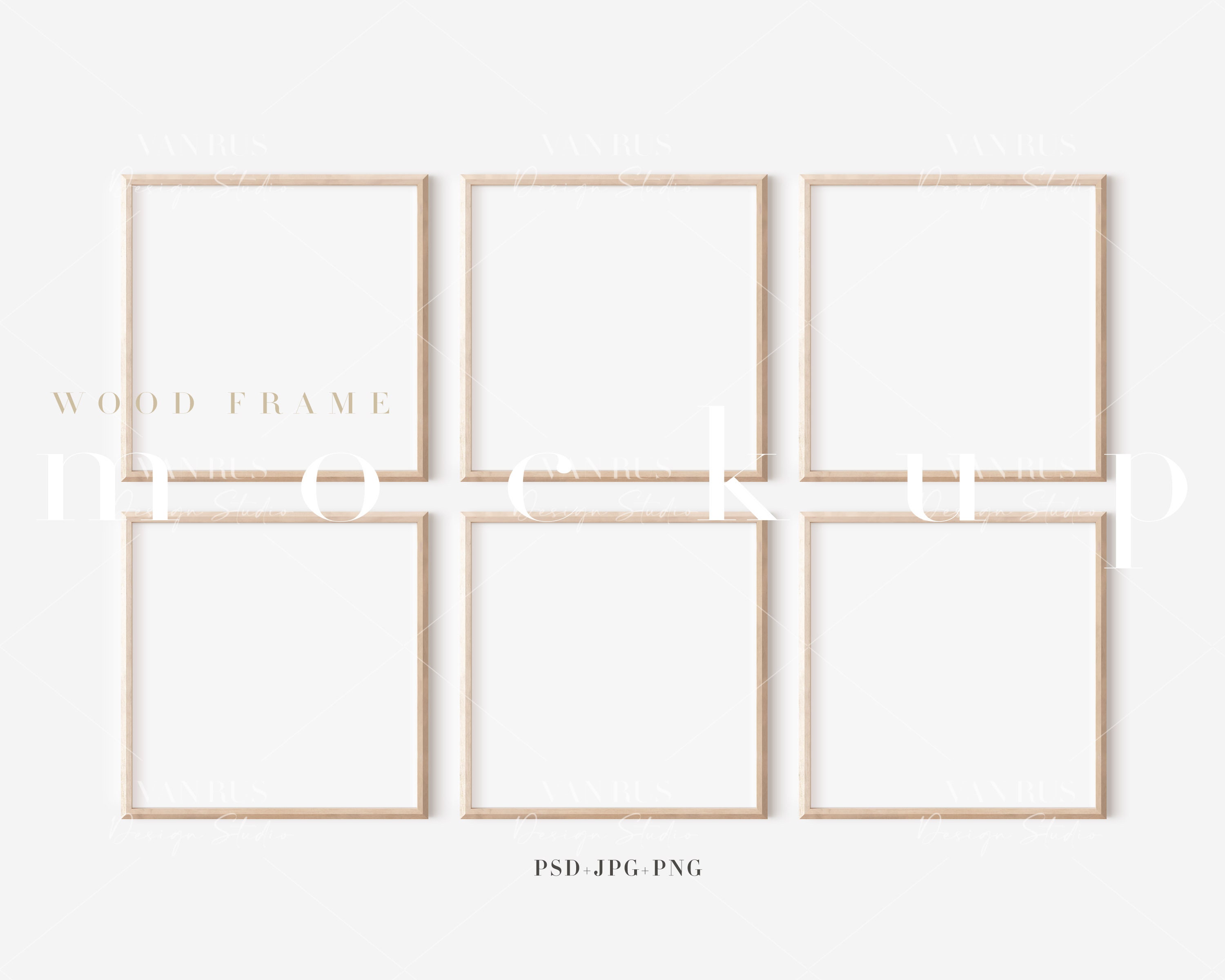 Square Wood Frame Mockup/modern Digital Mockup/square | Etsy