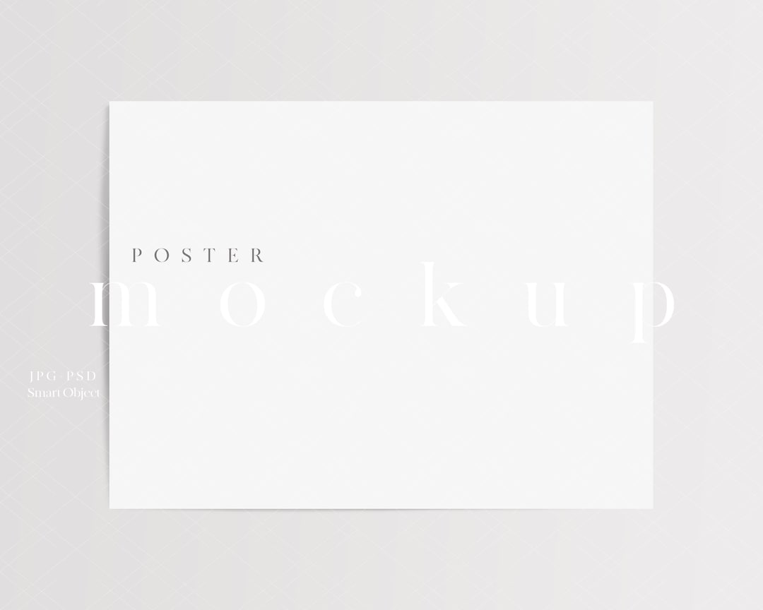 4x3 Poster Mockup/simple Calendar Mockup/delicate Styled Mockup/minimal ...