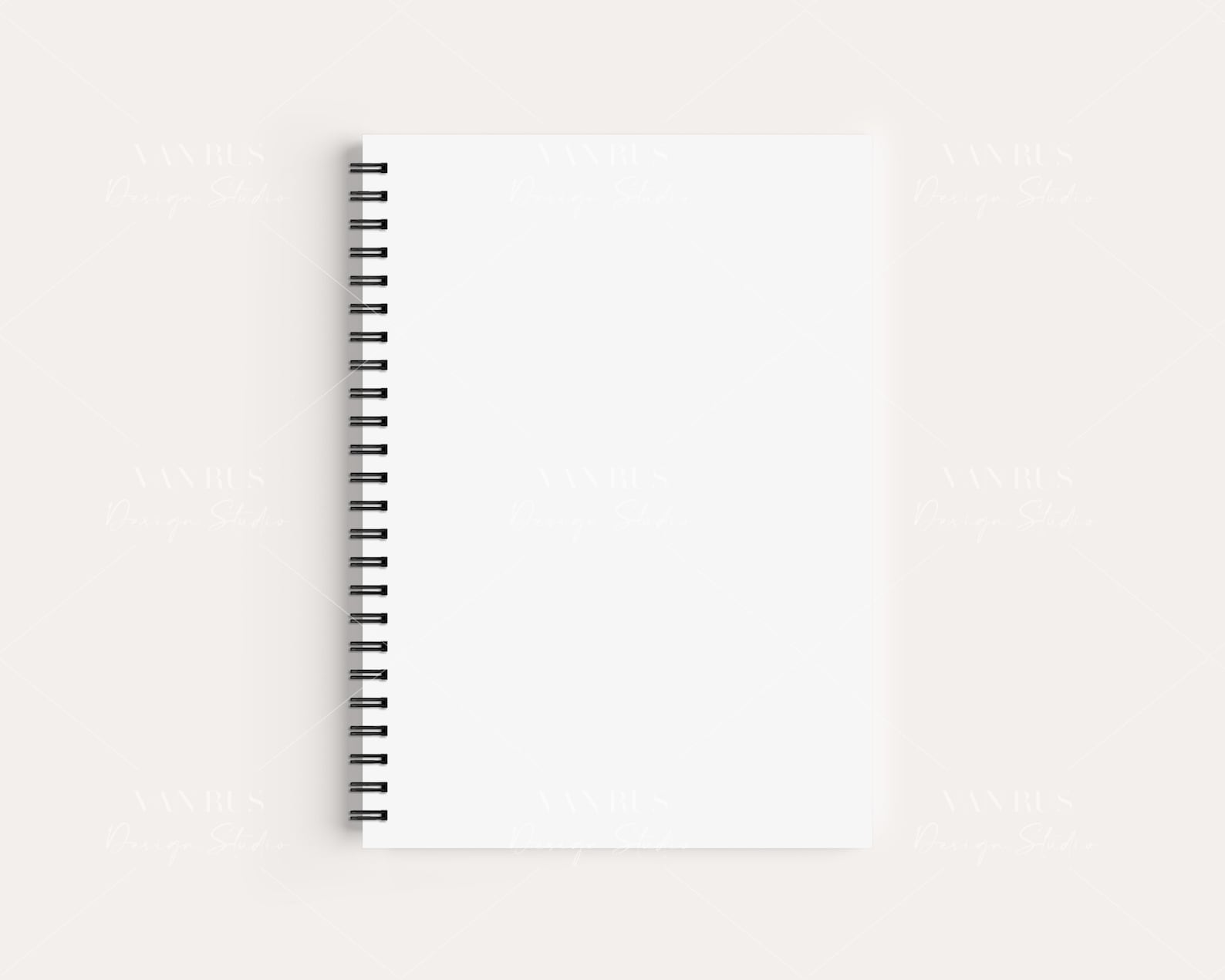 Customizable 5x7 Spiral Notebook Mockup/journal Mockup/simple - Etsy