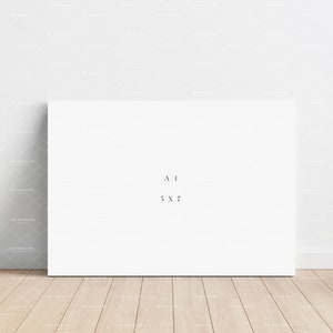 5x7 Horizontal Canvas Mockup Display/large Canvas Mockup A Size ...