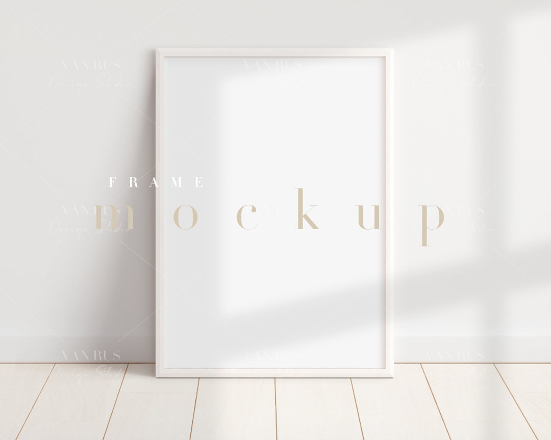 Scandinavian Wood Frame Mockup/modern Nordic A4 Minimalist Wall Art ...