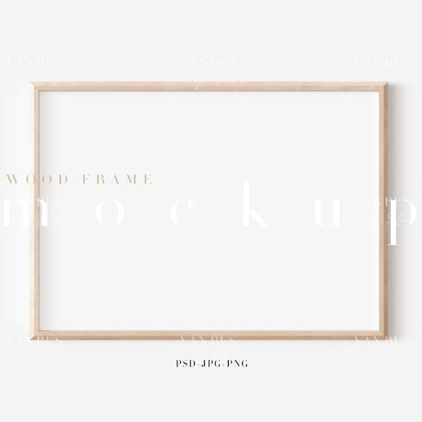 Frame Mockup Horizontal - Etsy