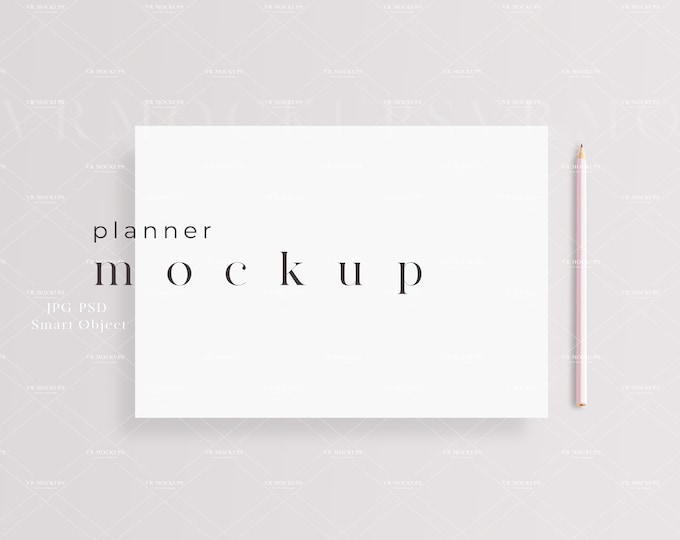 Customizable 5x7 Notebook Mockup/minimalist Journal Mockup/book Cover ...