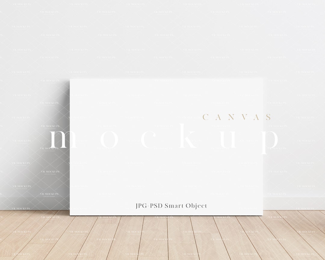 5x7 Horizontal Canvas Mockup Display/large Canvas Mockup A Size ...