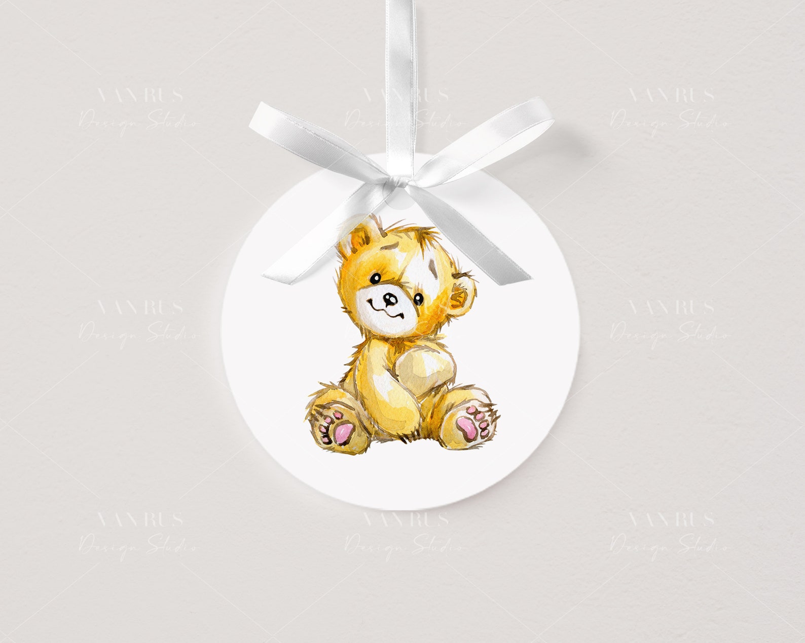 Round Tag Mockup Bundle: Gift Sticker, Favor Tag (JPG, PSD) - Etsy