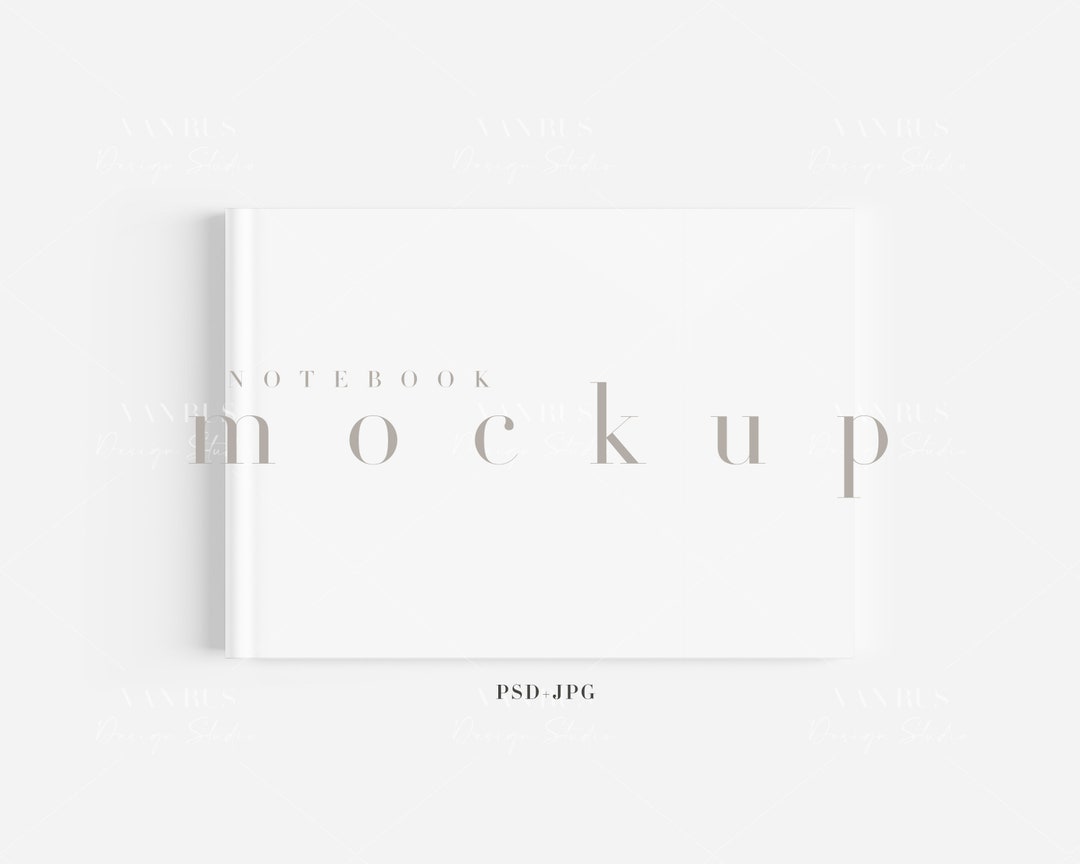 5x7 Notebook Mockup/minimalist Journal Mockup/simple Book Cover ...