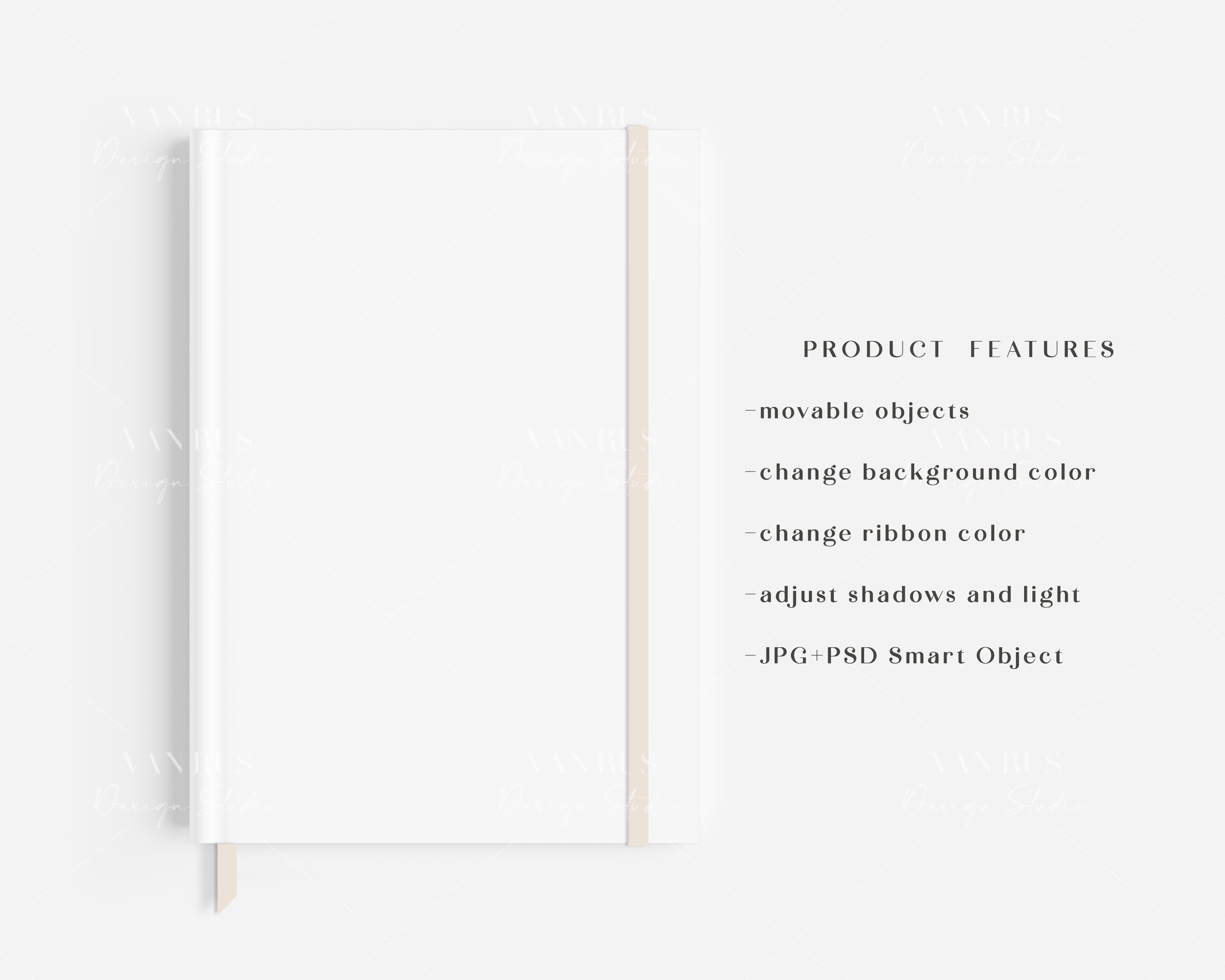 Customizable 5x7 Notebook Mockup/minimalist Journal - Etsy Sweden