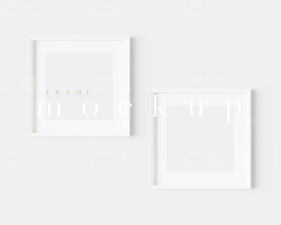 Simple White Picture Frames