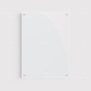 Movable Glass Frame Mockup/digital Mockup/modern Glass Portrait Styled ...