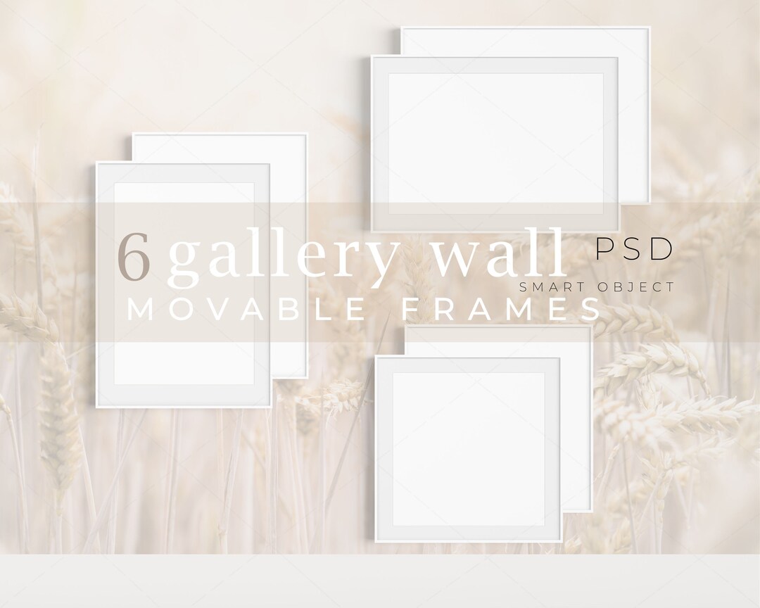 Movable Frames Mockup Bundle/digital Mockups/white A4 Frames ...