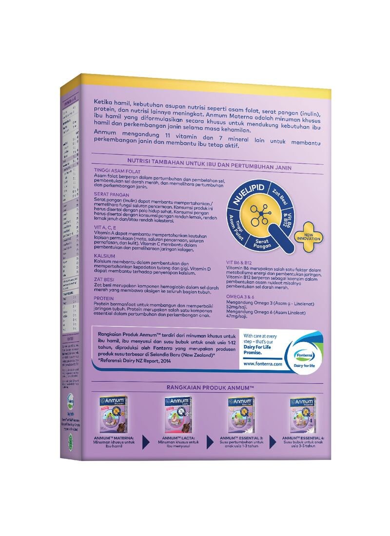 Anmum Materna Choco Milk Powder Pregnant Women Health Drink 400g - Etsy