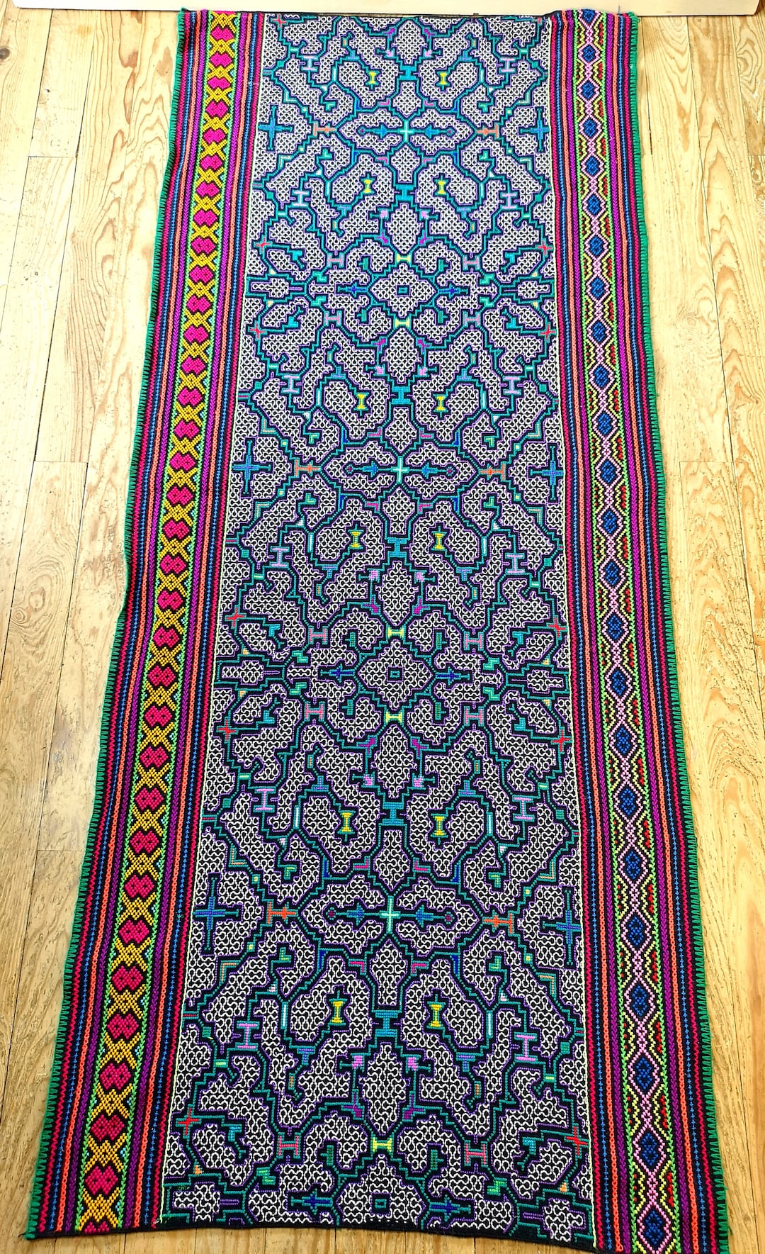 Large Shipibo Embroidery - Etsy