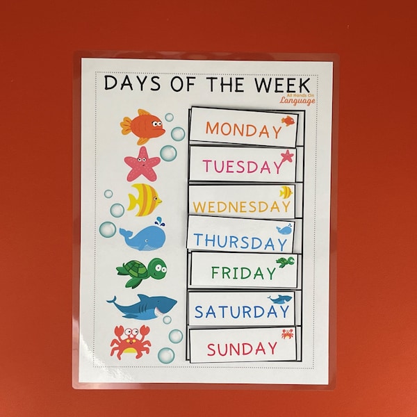 Days of the Week - Etsy